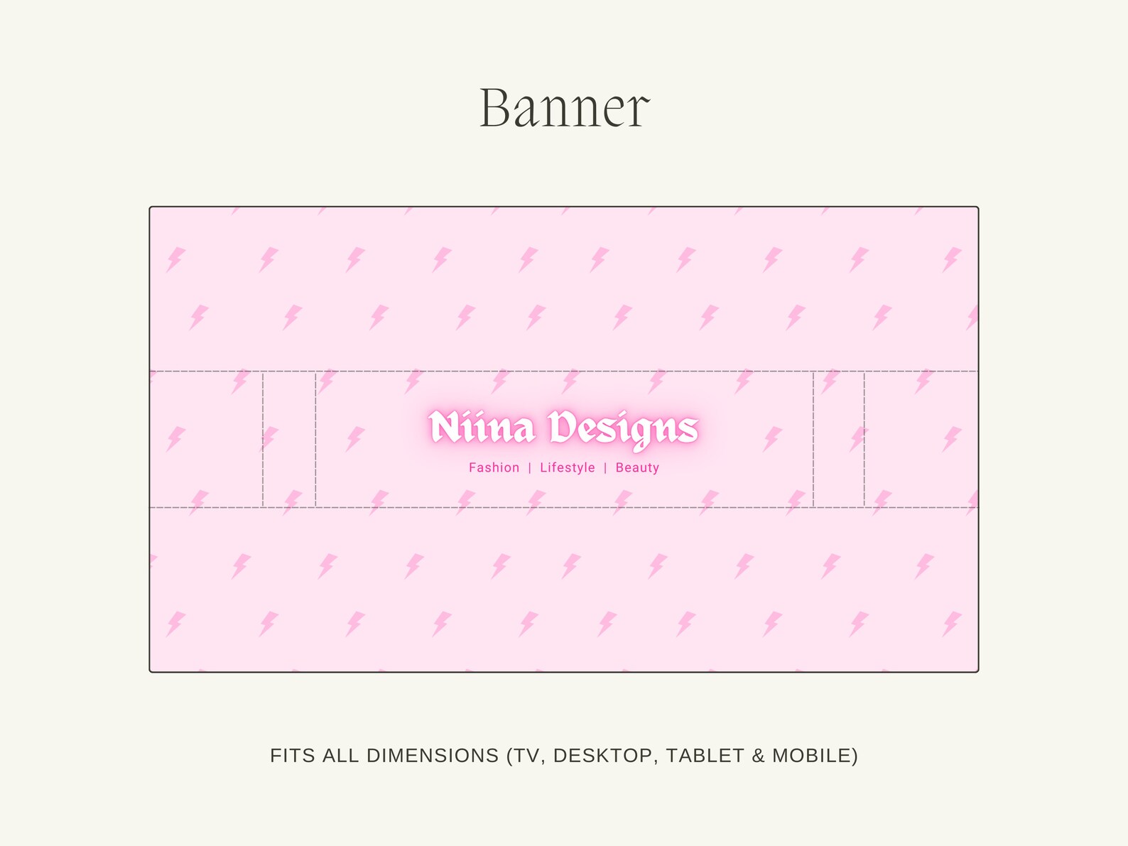 PINK 2000s Youtube Channel Branding Kit | Banner, Animated Intro and ...