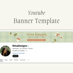 COTTAGE CORE Youtube Channel Banner | Editable Canva Template | Forest ...