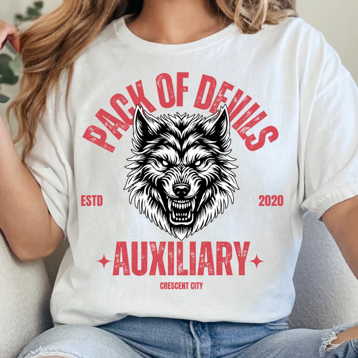 Pack of Devils Shirt, Crescent City T-shirt, Danika Fendyr Shirt ...