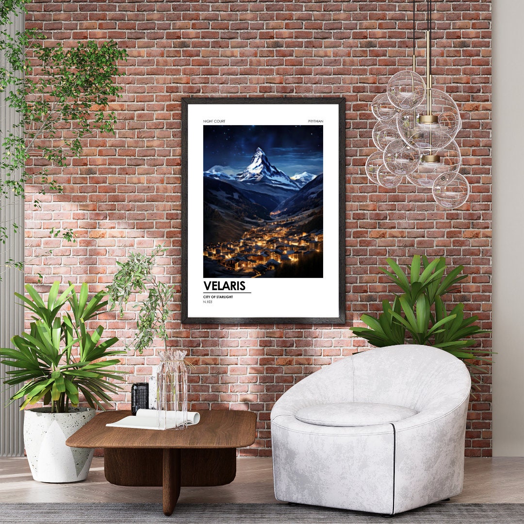 Velaris Wall Art, Velaris City of Starlight Poster, ACOTAR Digital Art ...