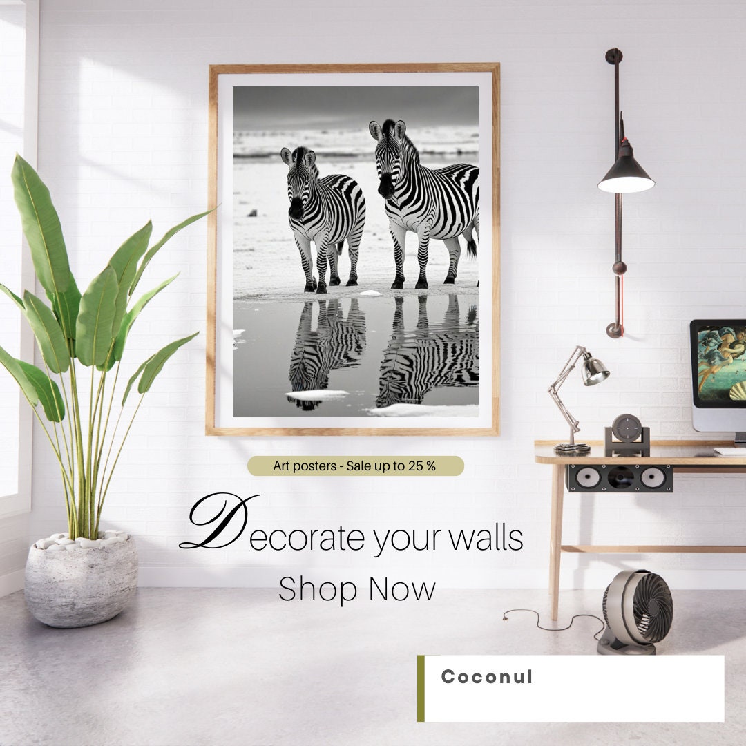 Zebra Wall Art, Zebra Art, Zebra Posters, Wildlife Photography ...