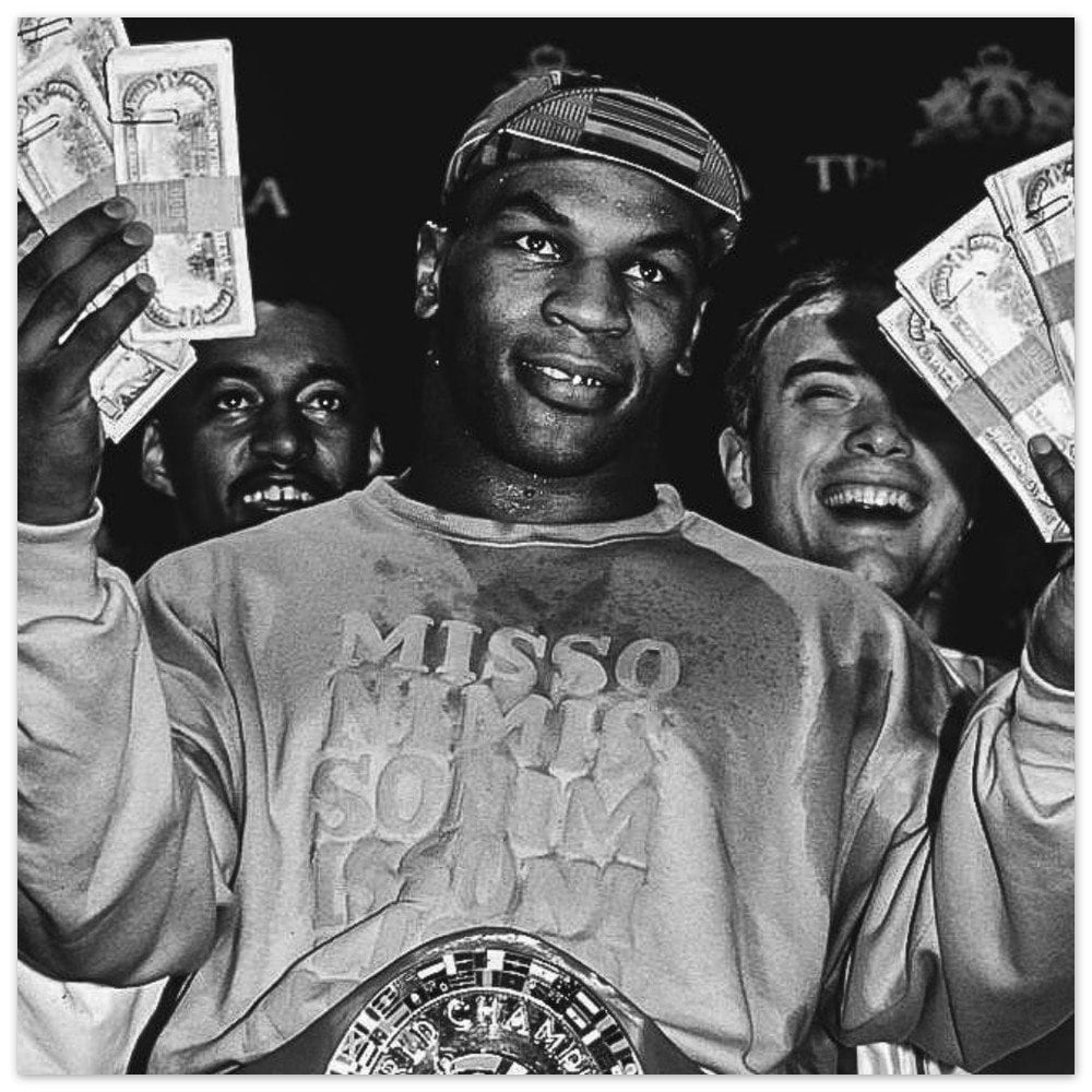 Iron Mike Tyson Boxing Champion Money - Premium Matte Paper Poster - Etsy