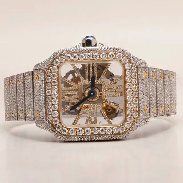 Cartier Watch Santos Skeleton - Etsy