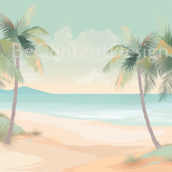 Beach Scrapbook Layouts - Etsy