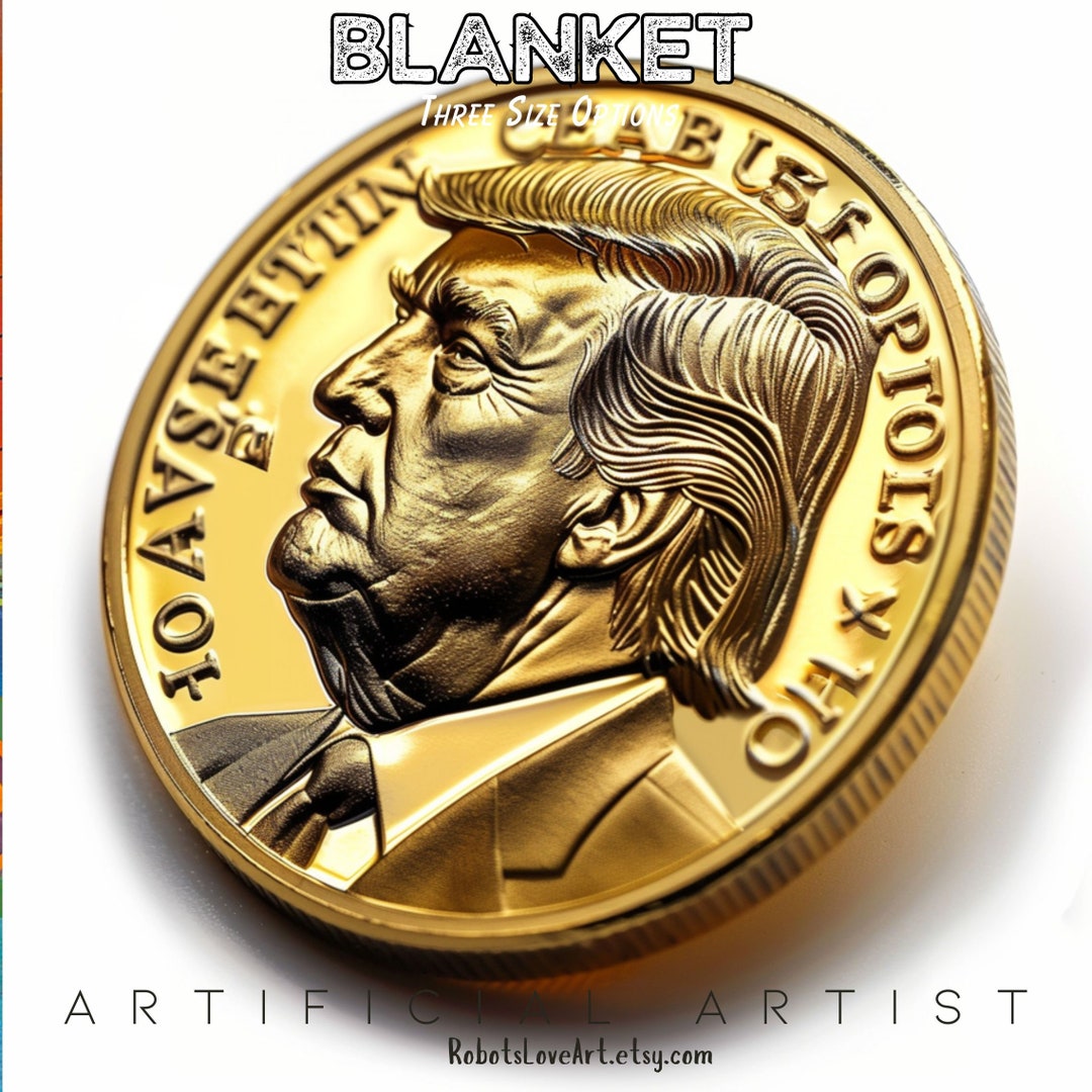 DJT Coin Velveteen Blanket Fix America Summer Blanket Super Soft ...