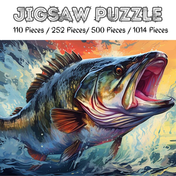 Fish Puzzle - Etsy