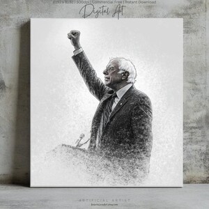 Bernie Sanders Clipart | Digital Wall Art – PNG (300 Dpi) Instant ...