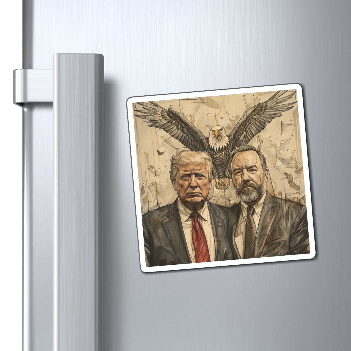 Alex Jones and Donald Trump Magnet 3 Size Fix America Again Inexpensive ...