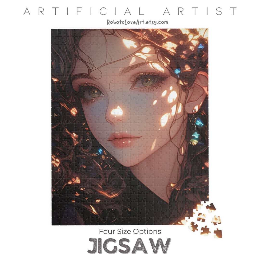 Gamer Girl Sparkles Jigsaw Puzzle Intricate Puzzle Gift Puzzle Lover ...