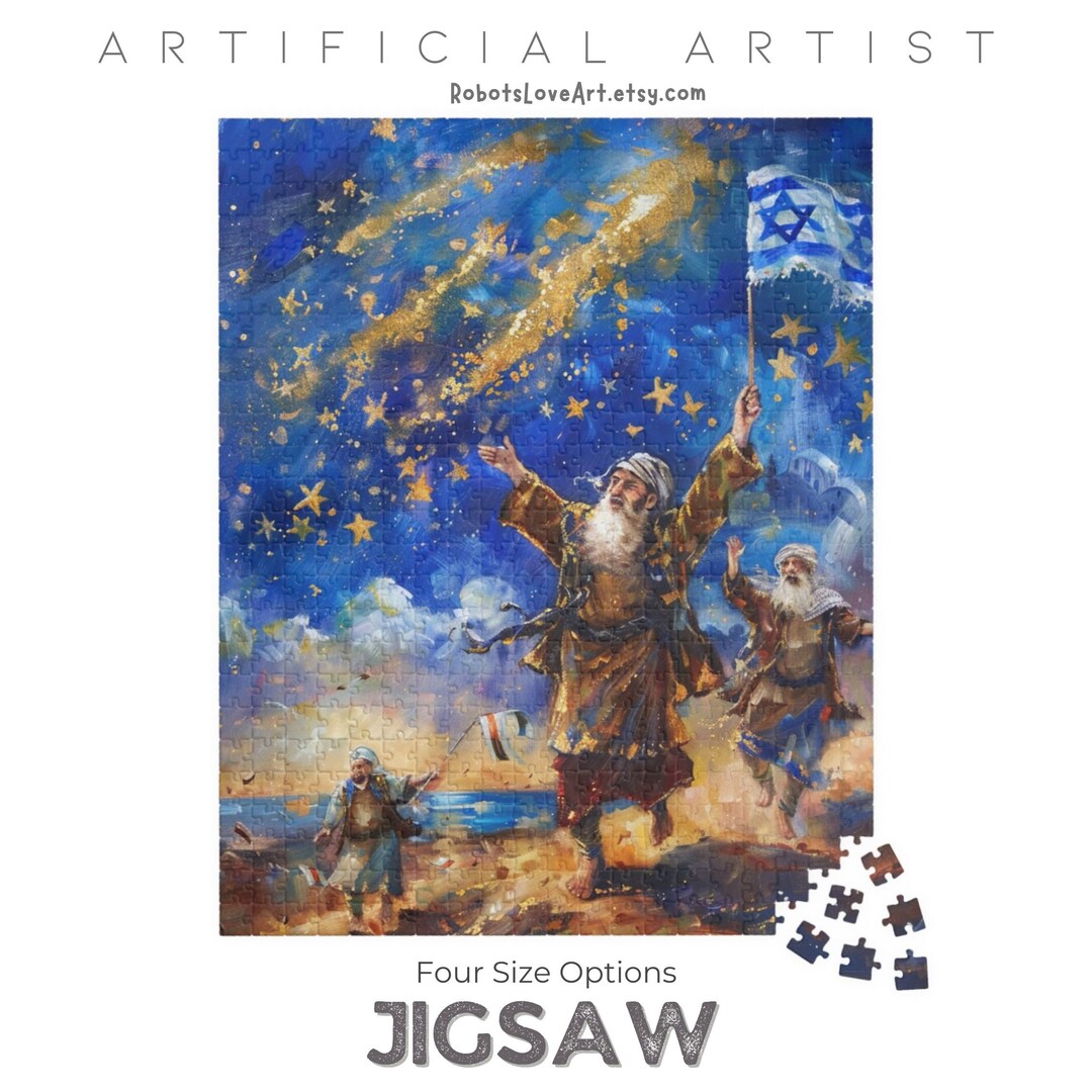 Jewish Prophets Celebrating Jigsaw Puzzle Intricate Puzzle Gift Puzzle ...