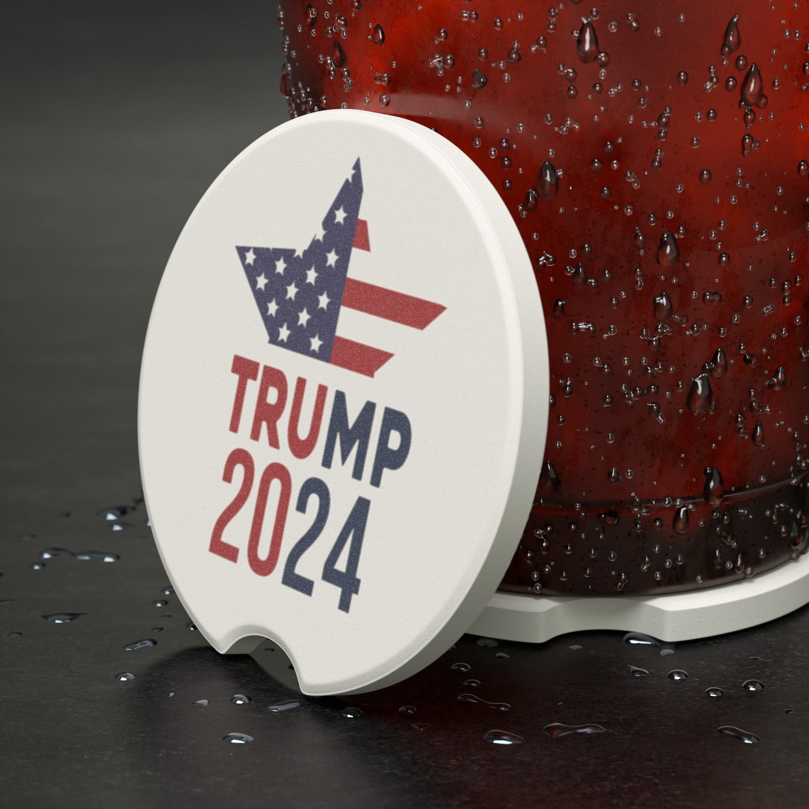 Donald Trump 2024 Soapstone Car Coaster Cute Inexpensive Gift for Trump ...