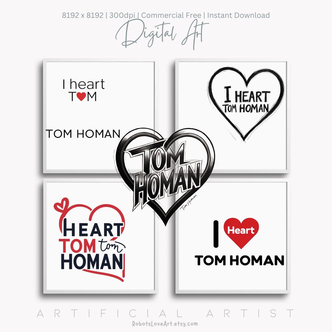Tom Homan Tshirt Ready Instant Download Commercial Free Border Czar ...