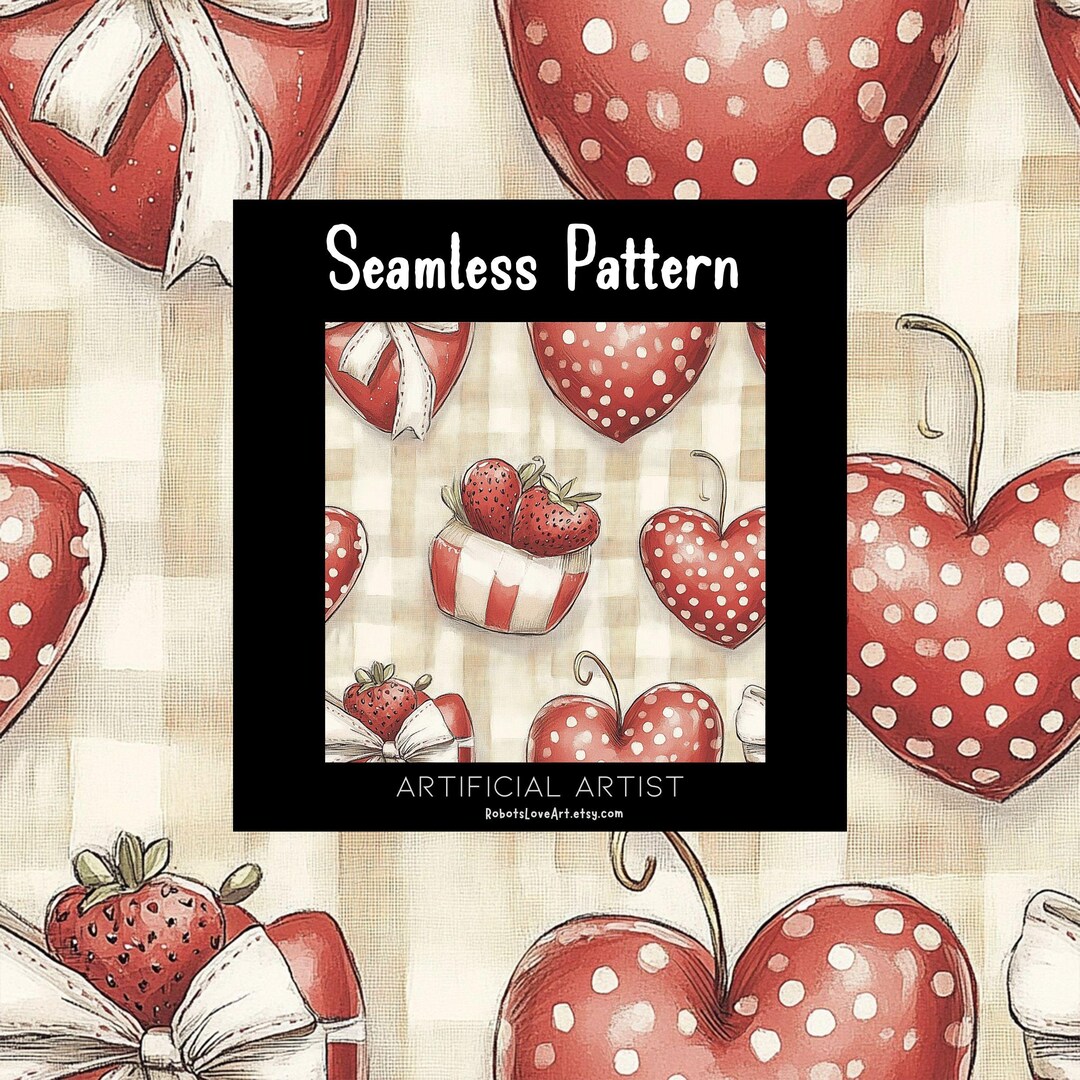 Cottagecore Homestead Hearts Instant Download Commercial Free | Country ...