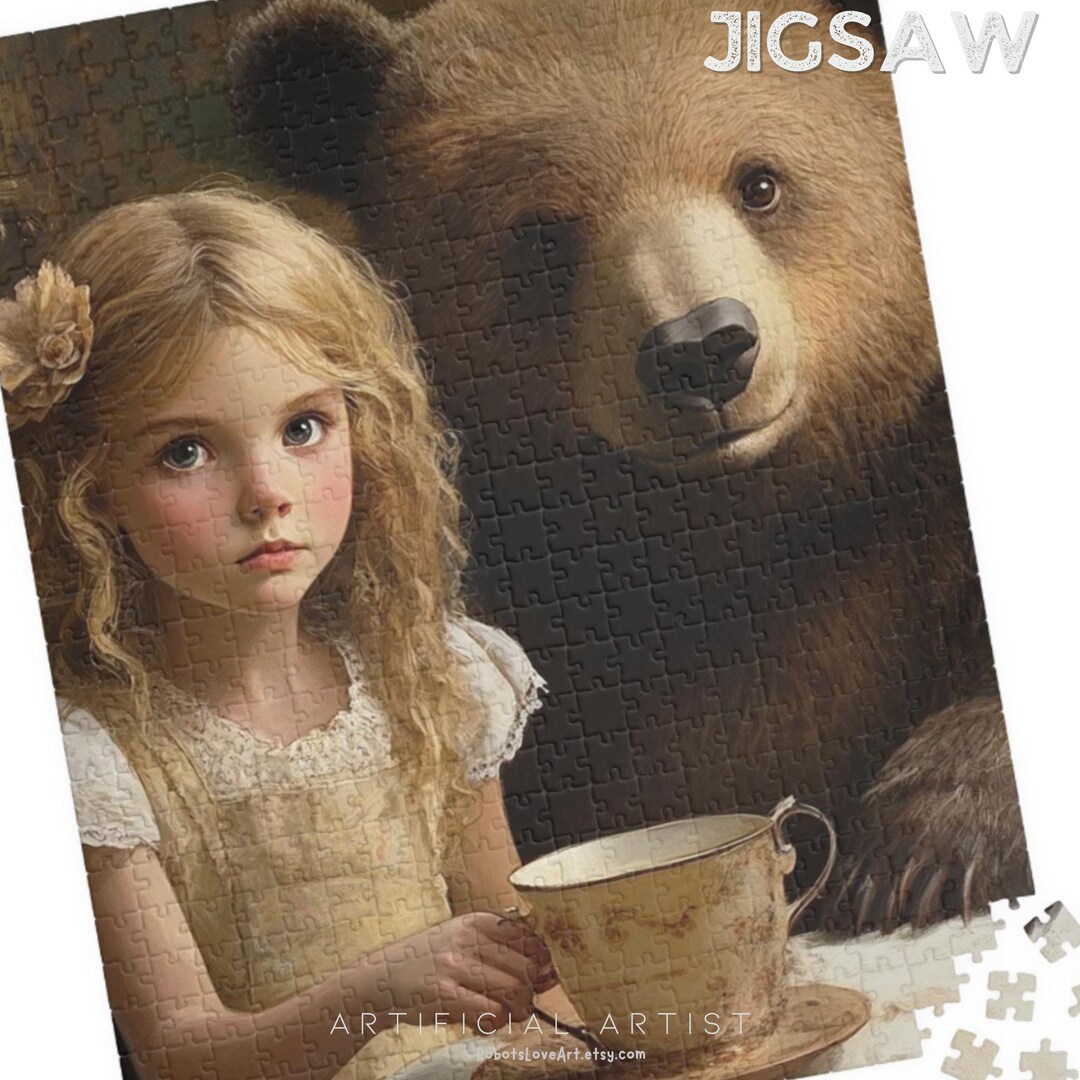 Puzzle, Modern Day Goldilocks Jigsaw Puzzle 110, 252, 520, 1014 Pieces ...