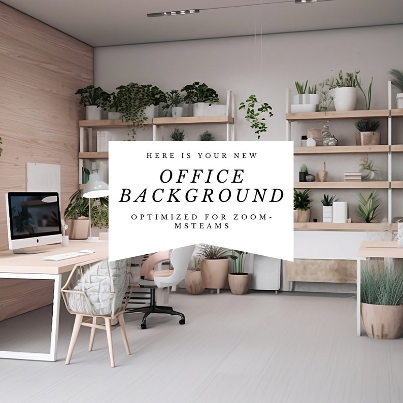 Virtual Backgrounds Zoom Backgrounds Office Backgrounds - Etsy