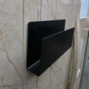 Magazine Holder, Metal Magazine Wall Rack, Books Newspapers Holder ...