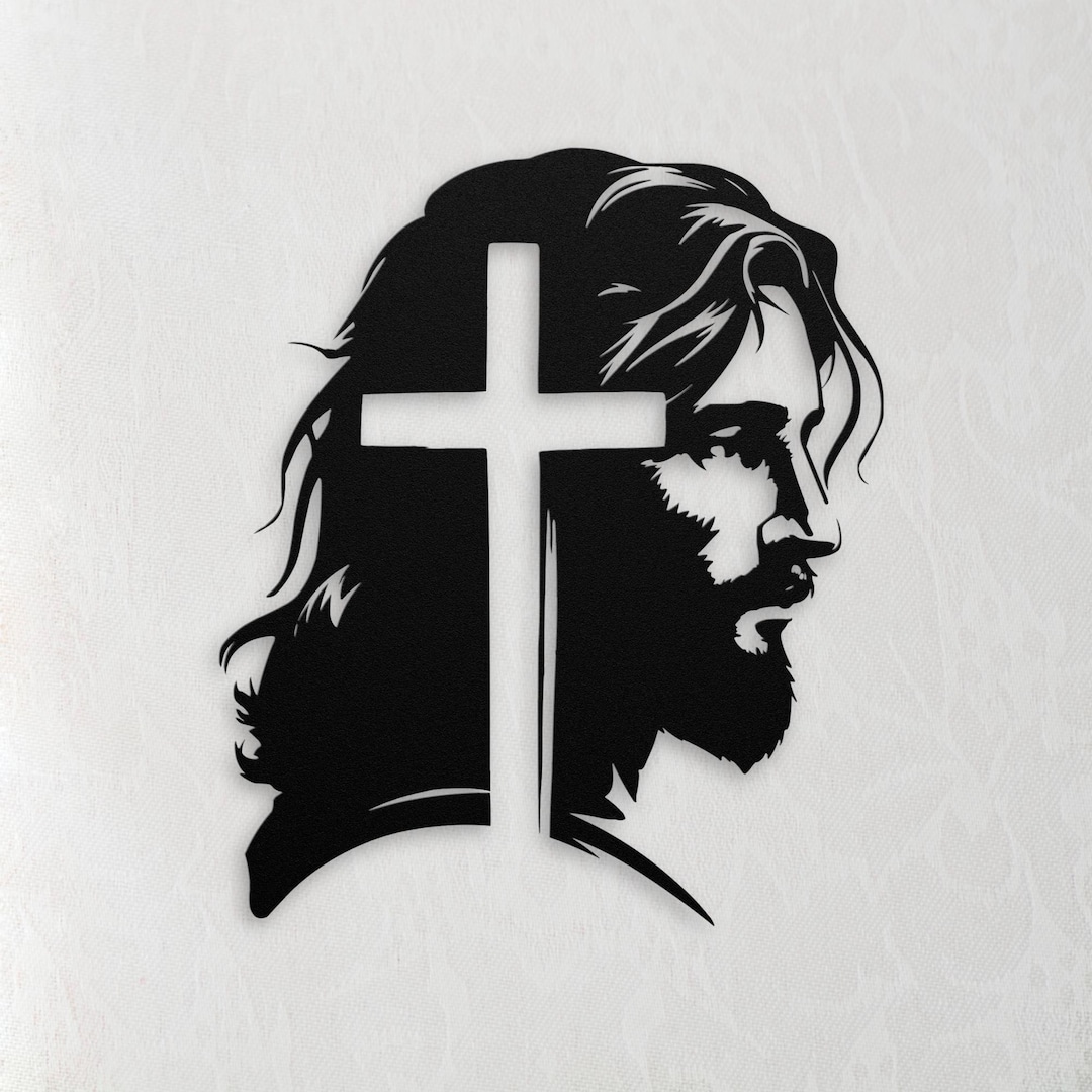 Jesus With A Cross, Metal Catholic Jesus Love Cross, Jesus Christ Cross ...