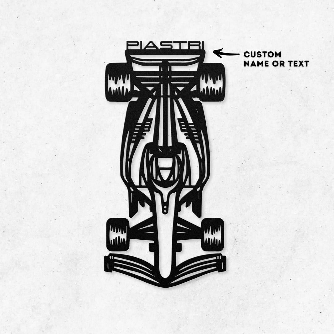 Custom F1 Wall Art, Formula 1 Wall Sign, Custom Garage Sign, F1 Gifts ...