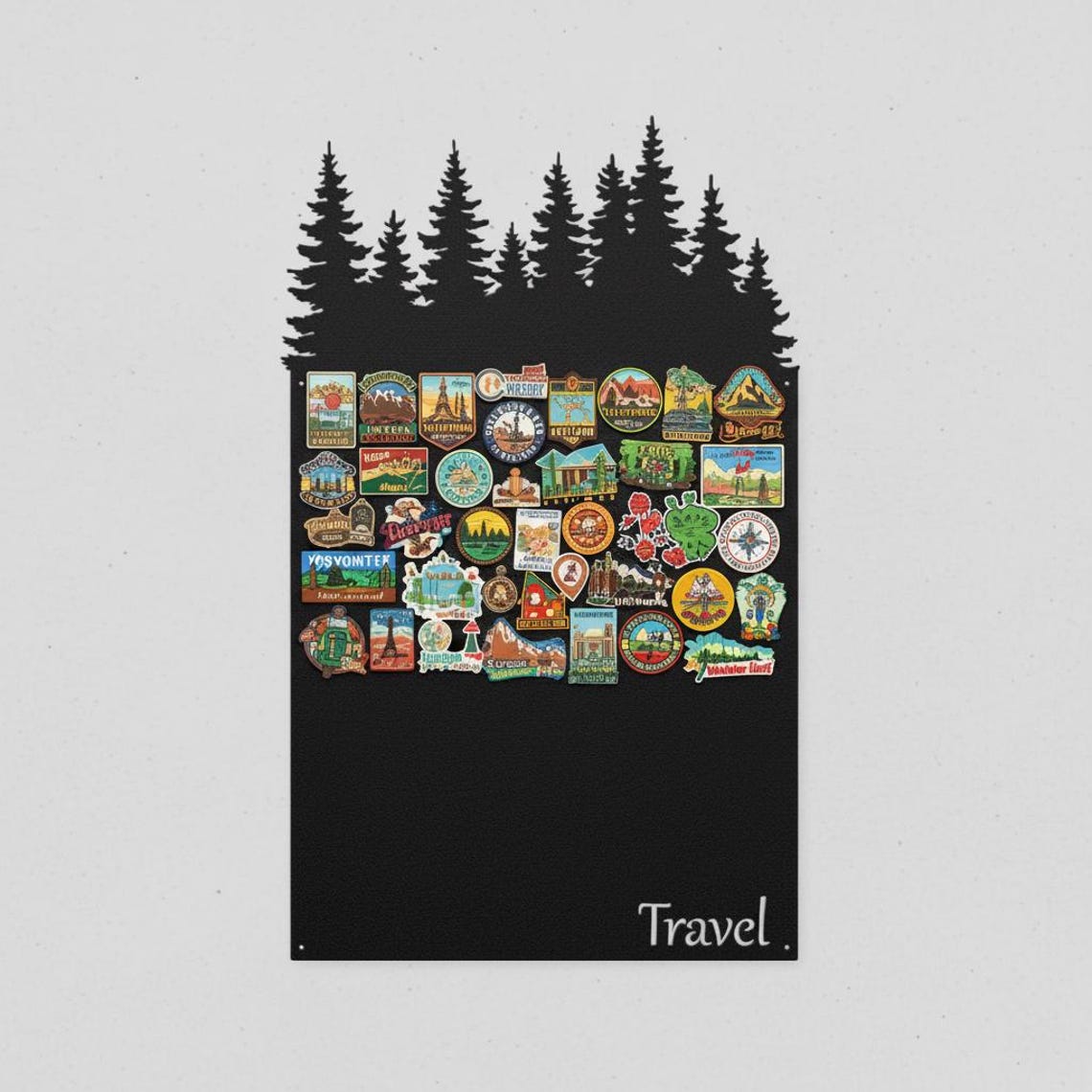 Travel Magnet Board, Forest Magnetic Board, Custom Board for Travel ...