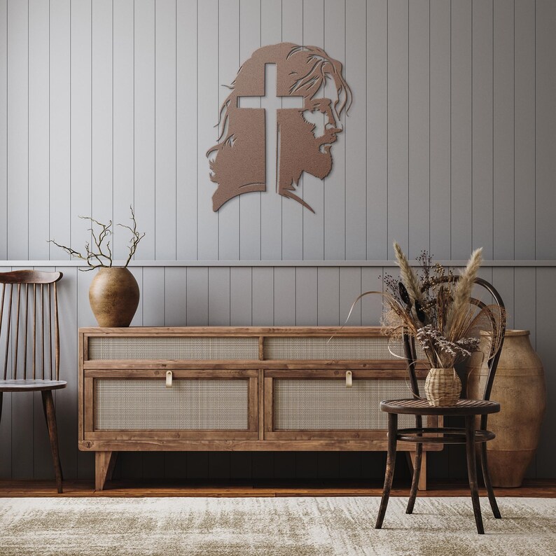 Jesus With A Cross, Metal Catholic Jesus Love Cross, Jesus Christ Cross ...