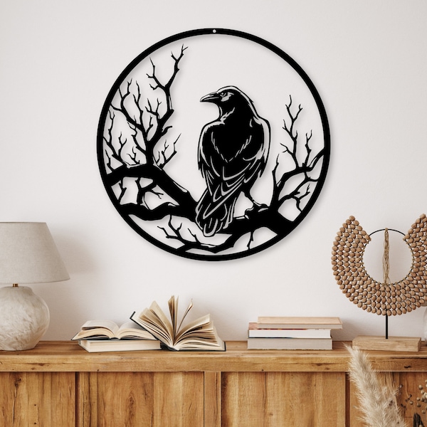 Metal Raven - Etsy