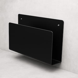 Magazine Holder, Metal Magazine Wall Rack, Books Newspapers Holder ...