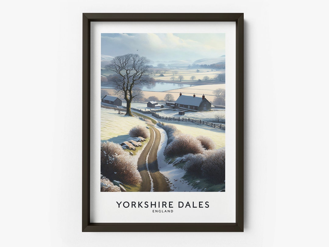 Yorkshire Dales Print, Poster, Landscape Print, Birthday, Wall Print ...