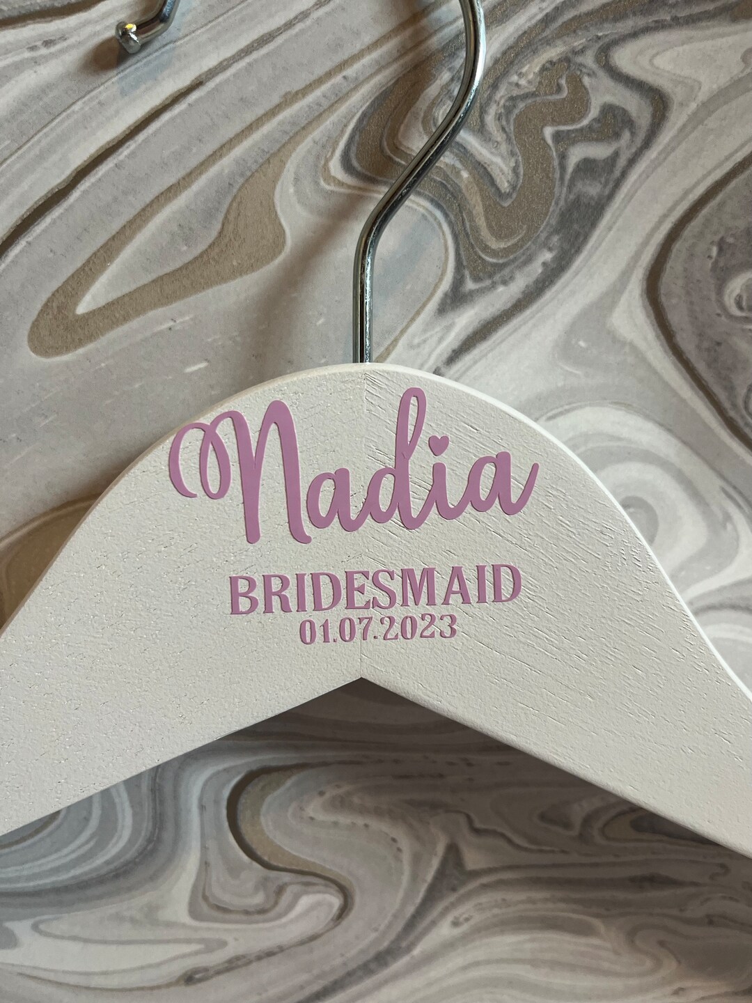 Personalised Wedding Hangers, Customised Wedding Decor, Bridal Party ...