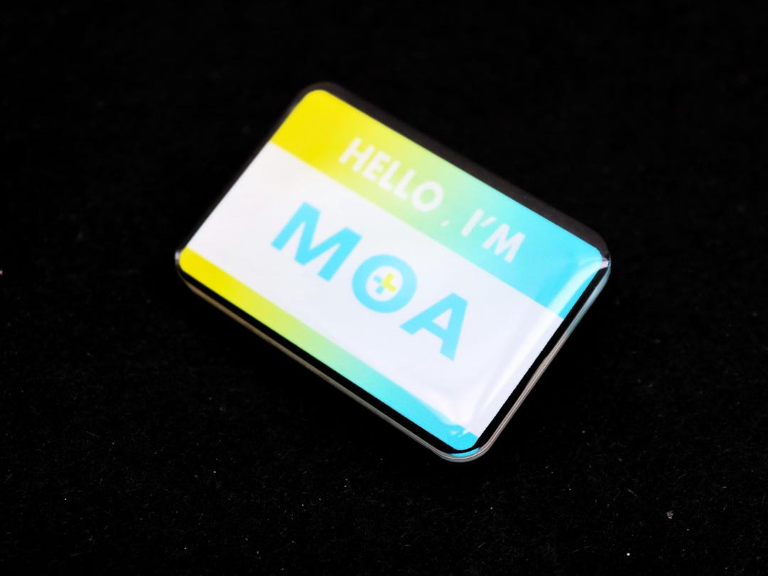 KPOP Fandom Name Tag Pins | TXT MOA - Etsy