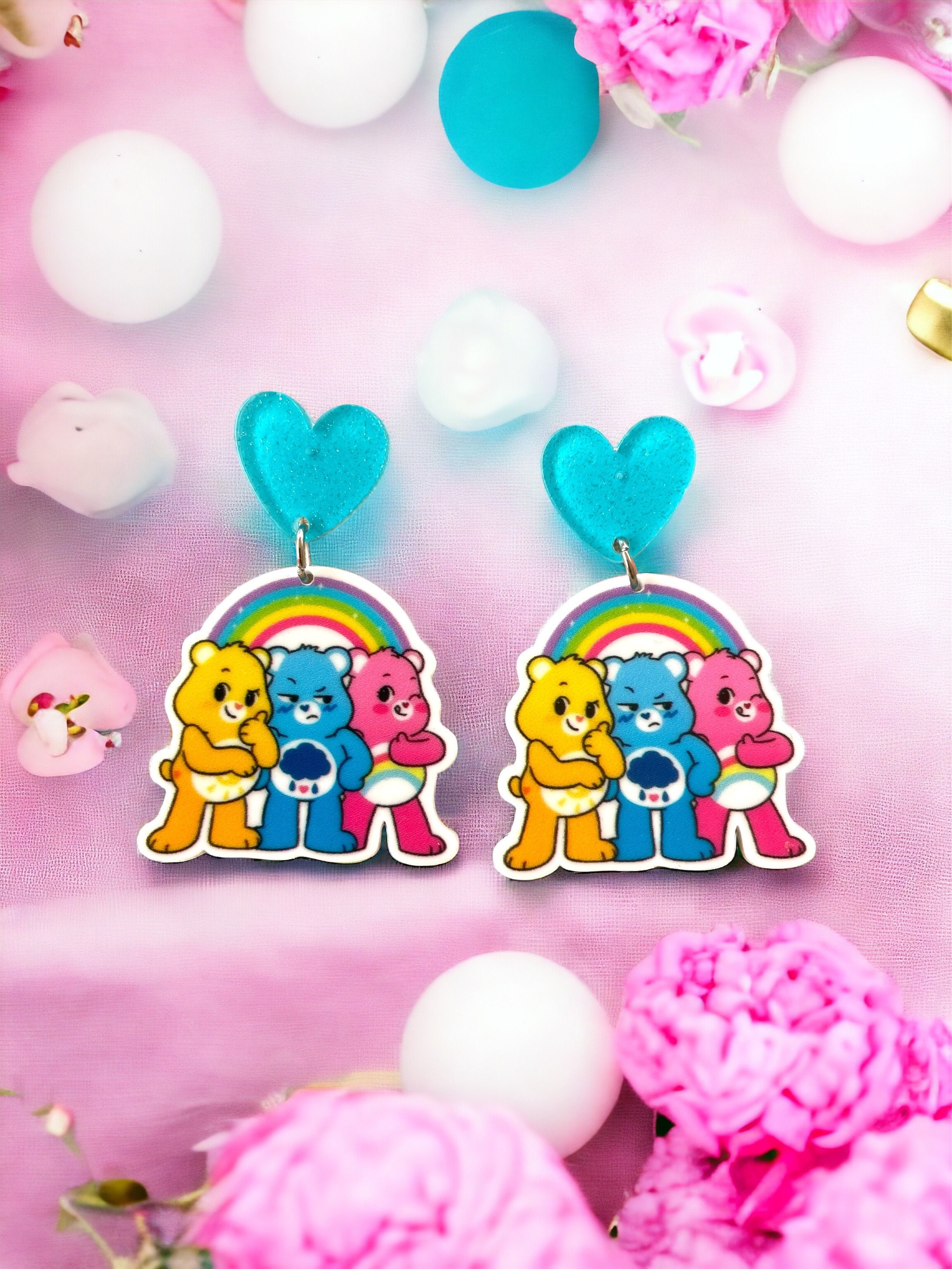 Care Bears Earrings - Etsy