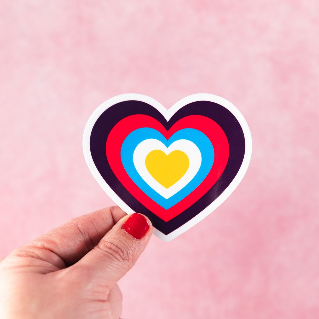 Polyamory Pride Heartception - New Colors! - Poly - ENM - Etsy