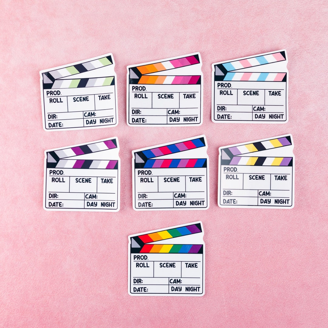 Pride Film Slate Sticker – LGBTQIA+ Filmmaking - Etsy