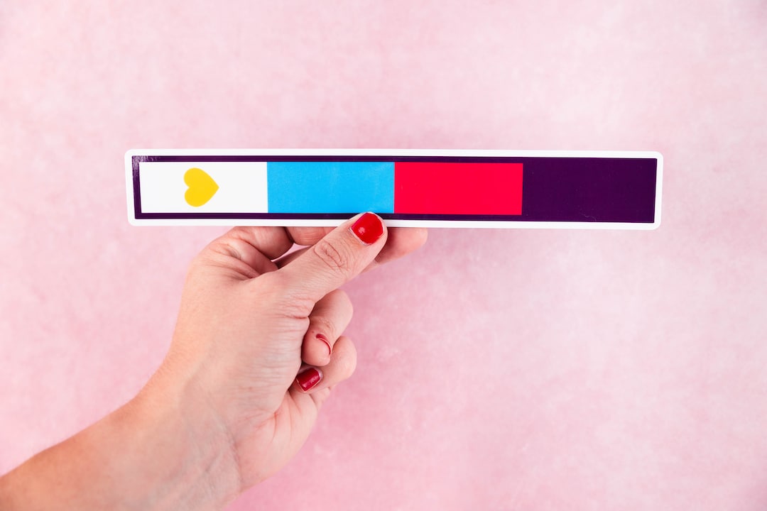 Polyamory Pride Flag Minimalistic Bumper Sticker - Etsy