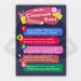 Classroom Rules Printable Set of 6, Classroom Sign, School Print ...