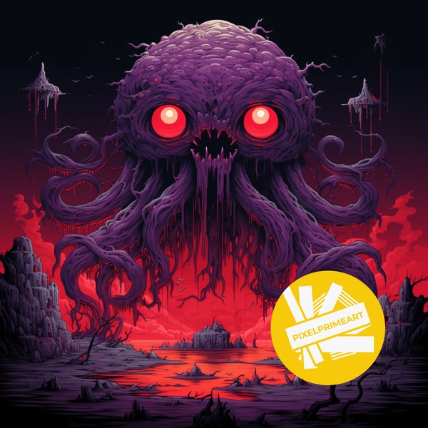 Horror Pixel Art - Etsy