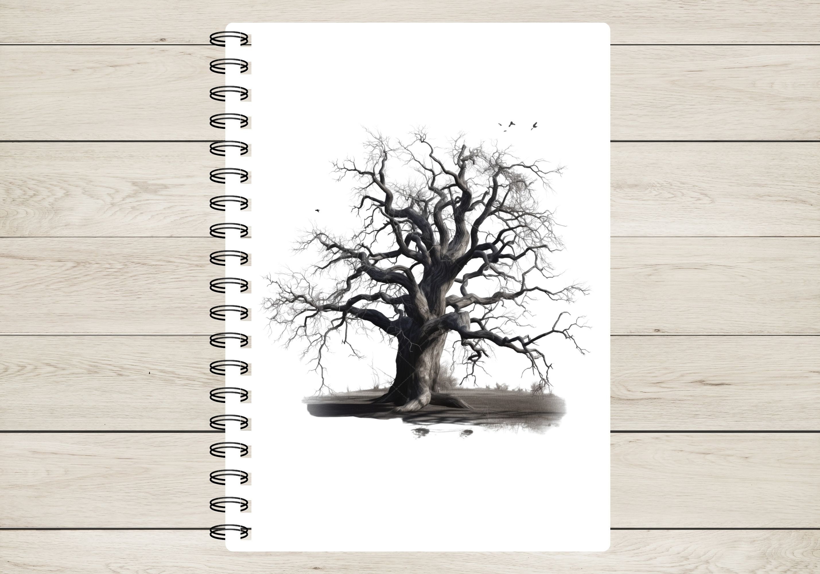 Eerie Trees Clipart Bundle 12 Pngs Watercolor 10inx10in - Etsy