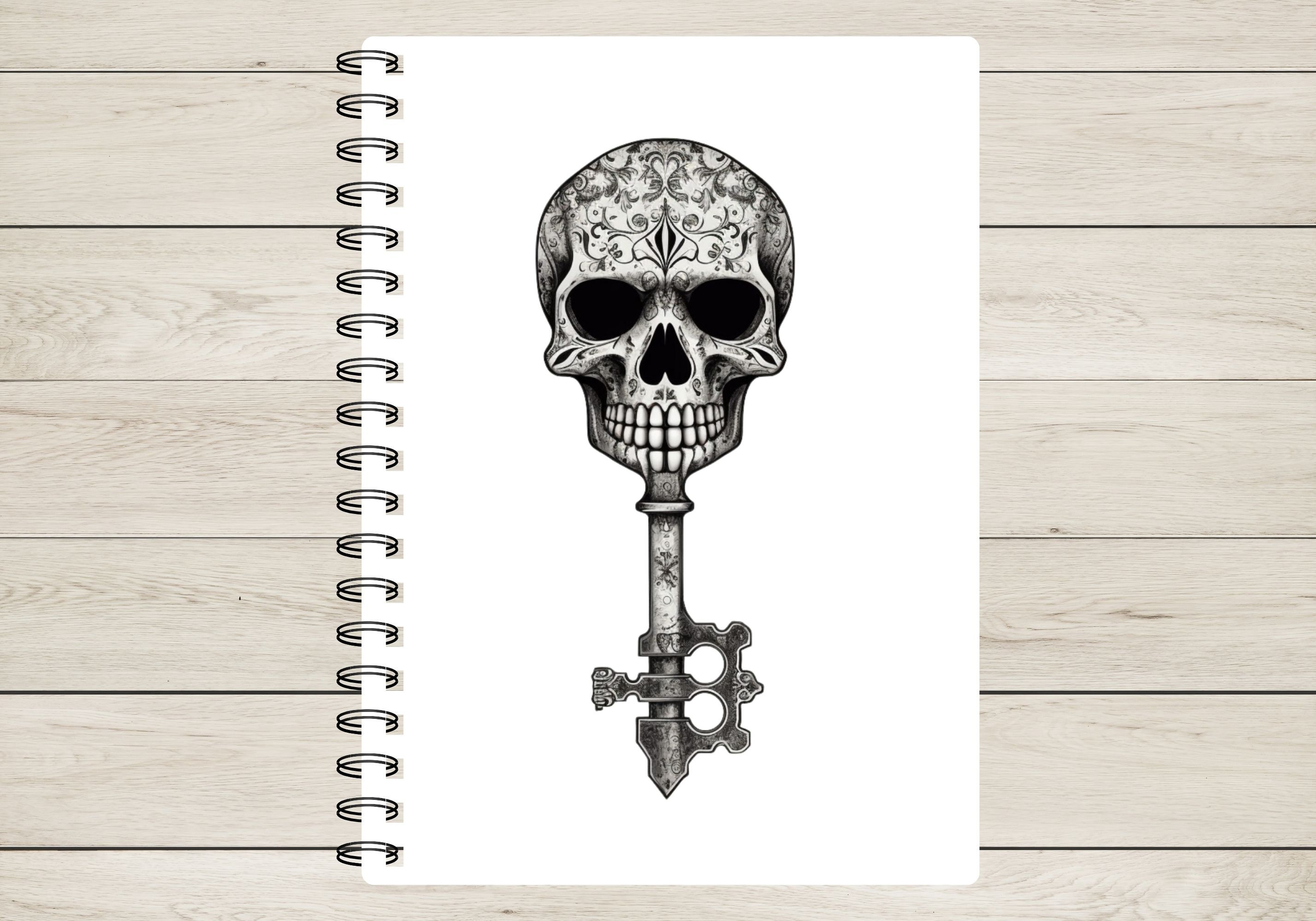 Skeleton Keys Clipart Bundle, 11 PNG Images, Vintage Style, Scary ...