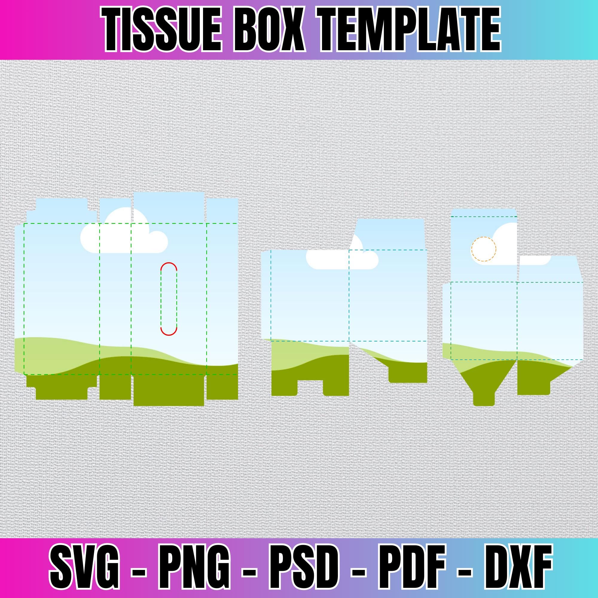 Tissue Box Template Bundle, Tissue Box Svg, Tissue Box Template, Tissue ...