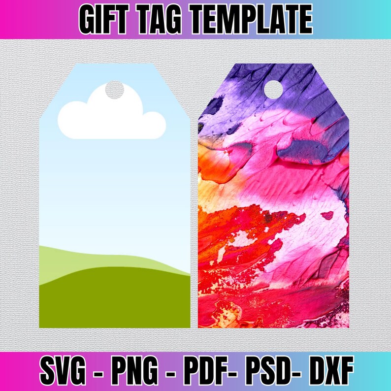 Canva Editable Gift Tag Template: Printable Hang Tags (digital Download ...