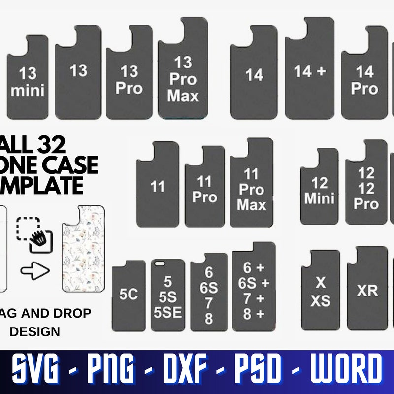 iPhone Template - Etsy