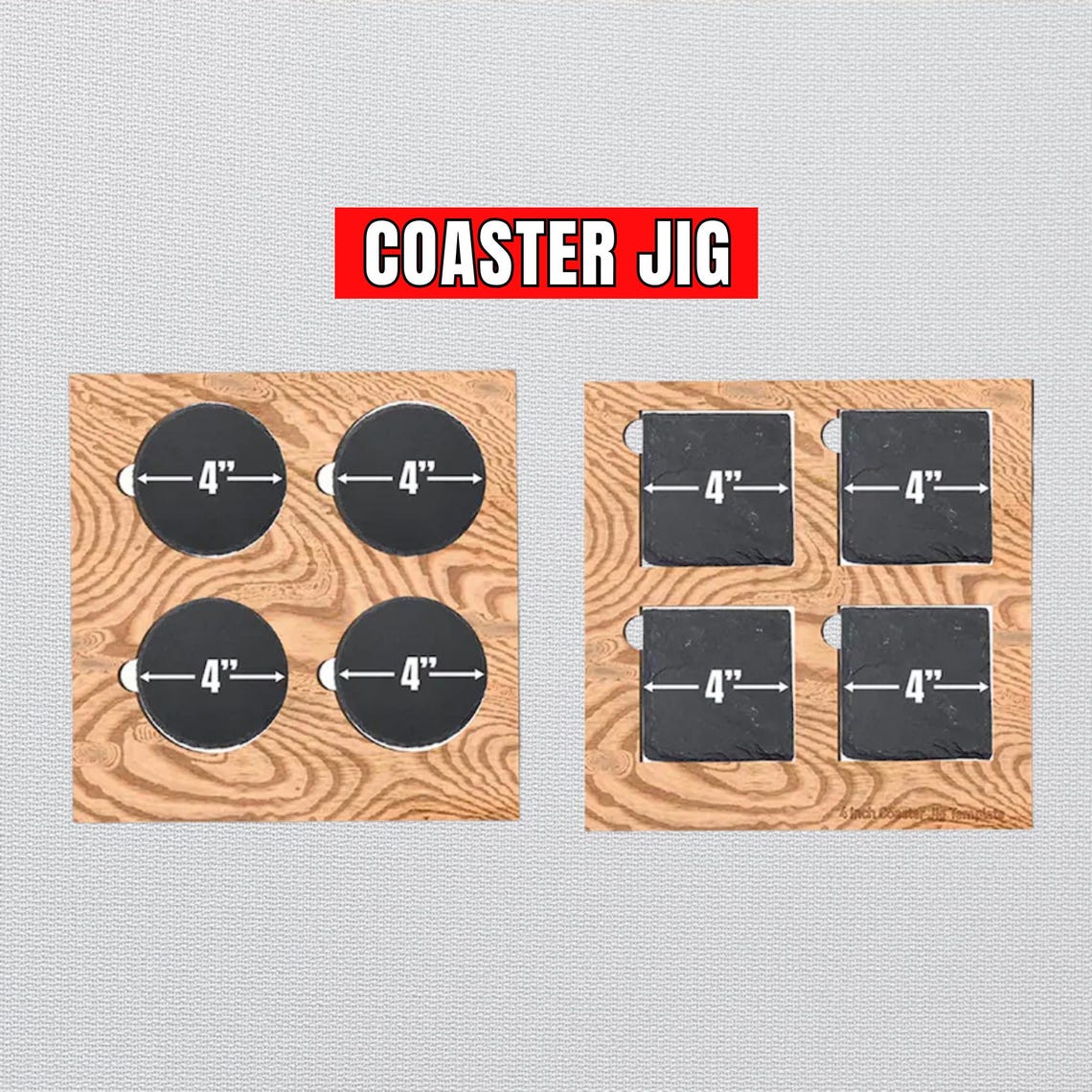 Laser Cut Jig Bundle: Pencil, Watch Band, Coaster Jigs (digital ...