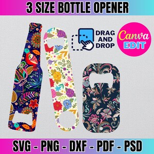 Bottle Opener Bundle, Bottle Opener Template Svg, Sublimation Template, Sublimation Template ...