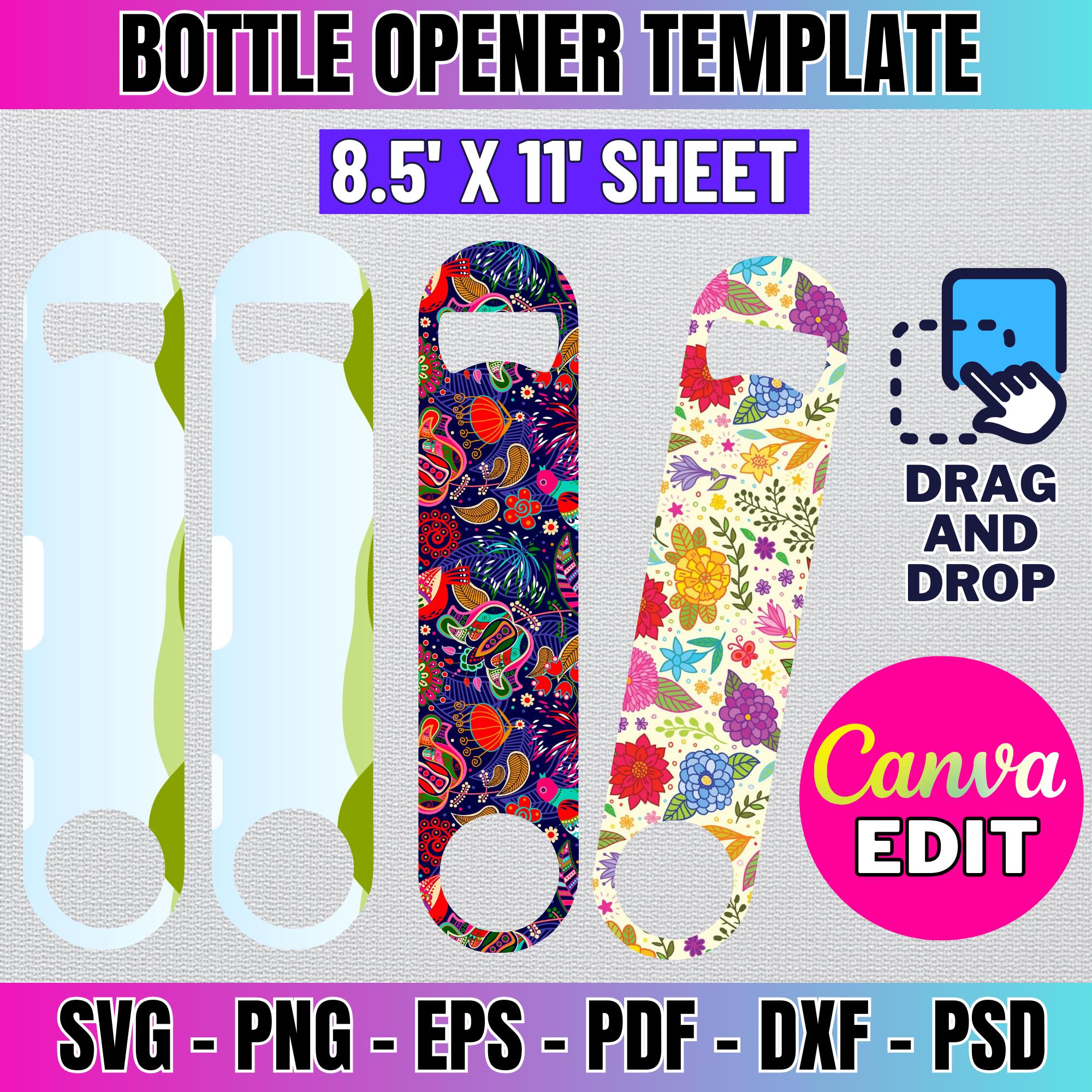 Bottle Opener Template SVG: Sublimation Design (digital Download) - Etsy