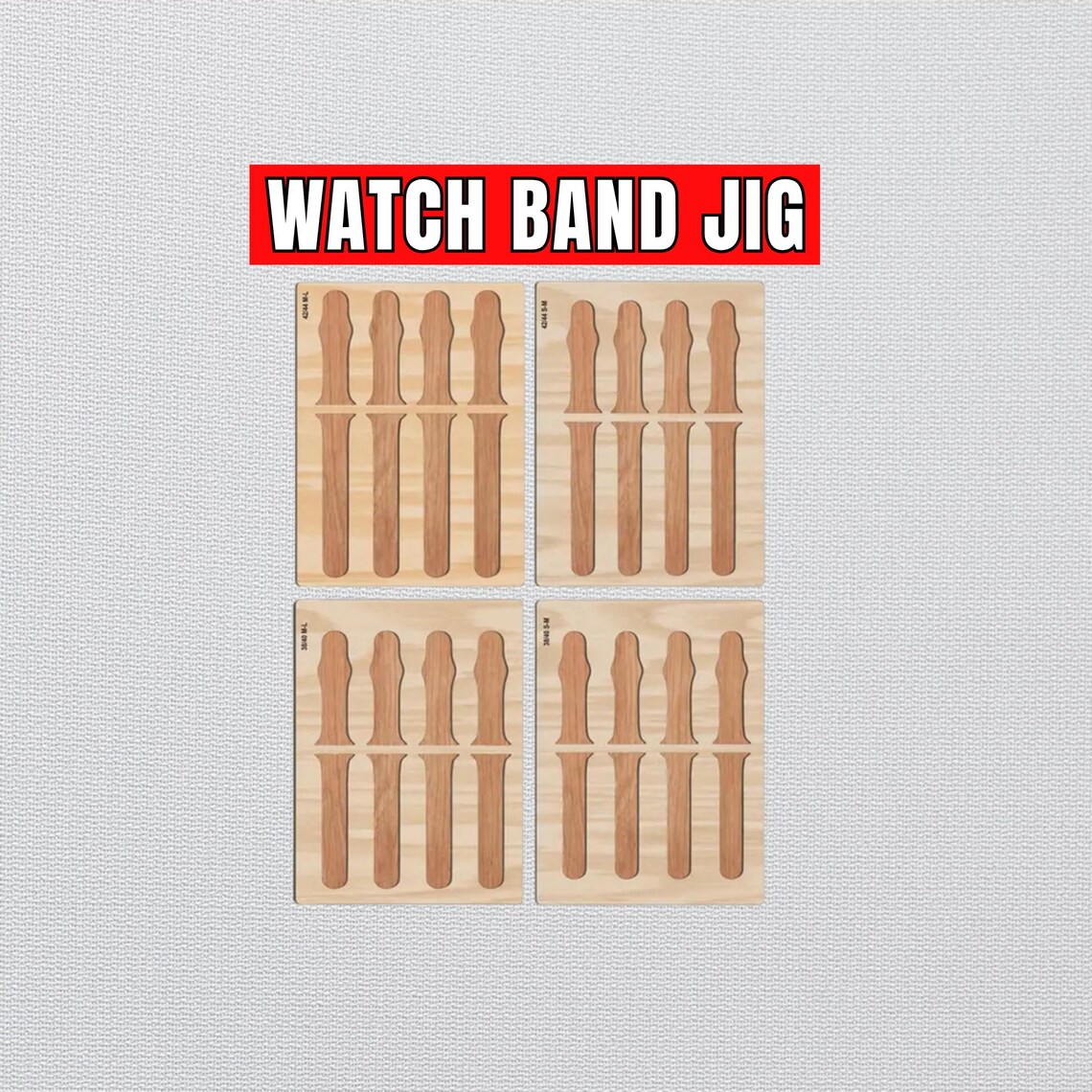 Laser Cut Jig Bundle: Pencil, Watch Band, Coaster Jigs (digital ...