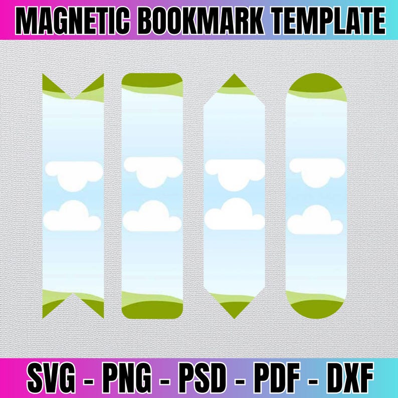 Magnetic Bookmark Template Bundle: DIY Planner (digital Download) - Etsy