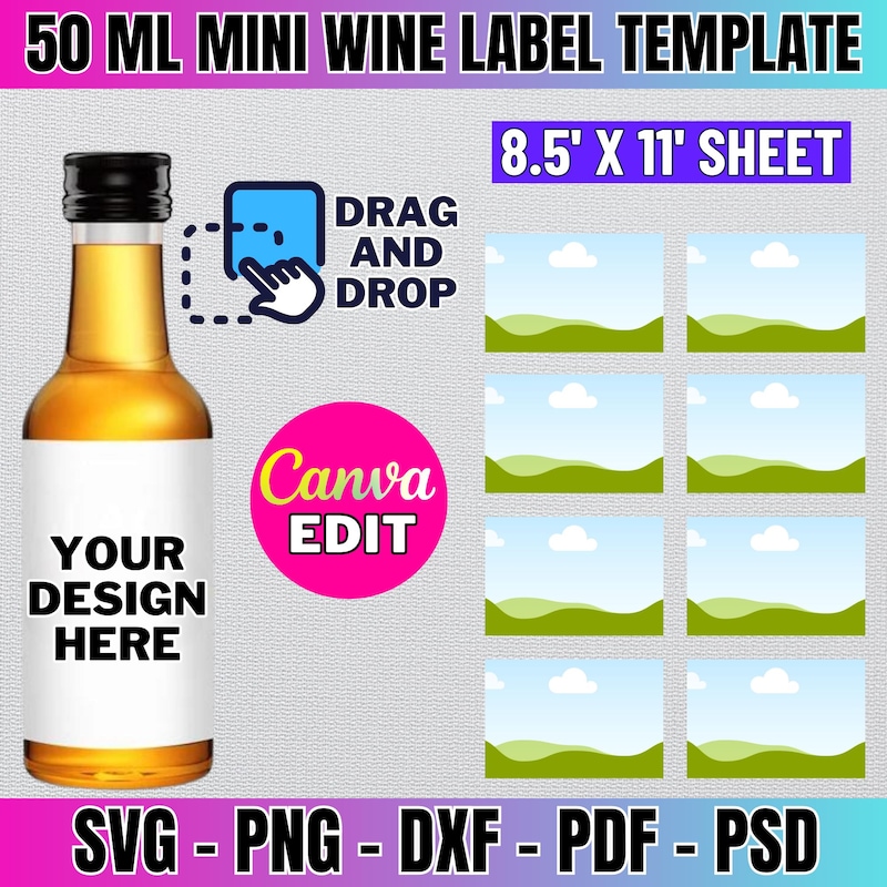 Liquor Bottle Label - Etsy