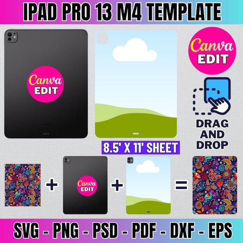 iPad 13 Pro Template - Etsy