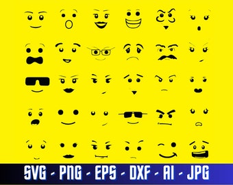 Lego Face Expressions