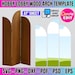 Wood Arch Panel Backdrop Template: Canva Editable (digital Download) - Etsy