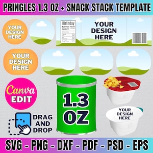 Pringles 1.3 Oz Labels Template, Snack Stack Template, Snack Stack Chip ...